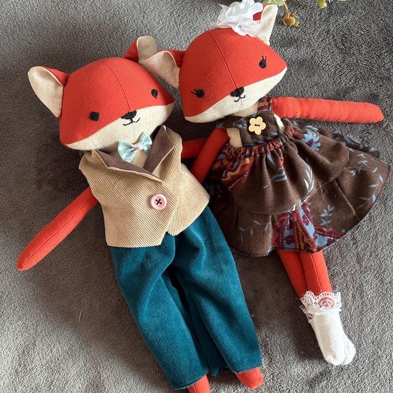 Fox Cloth Doll - Etsy