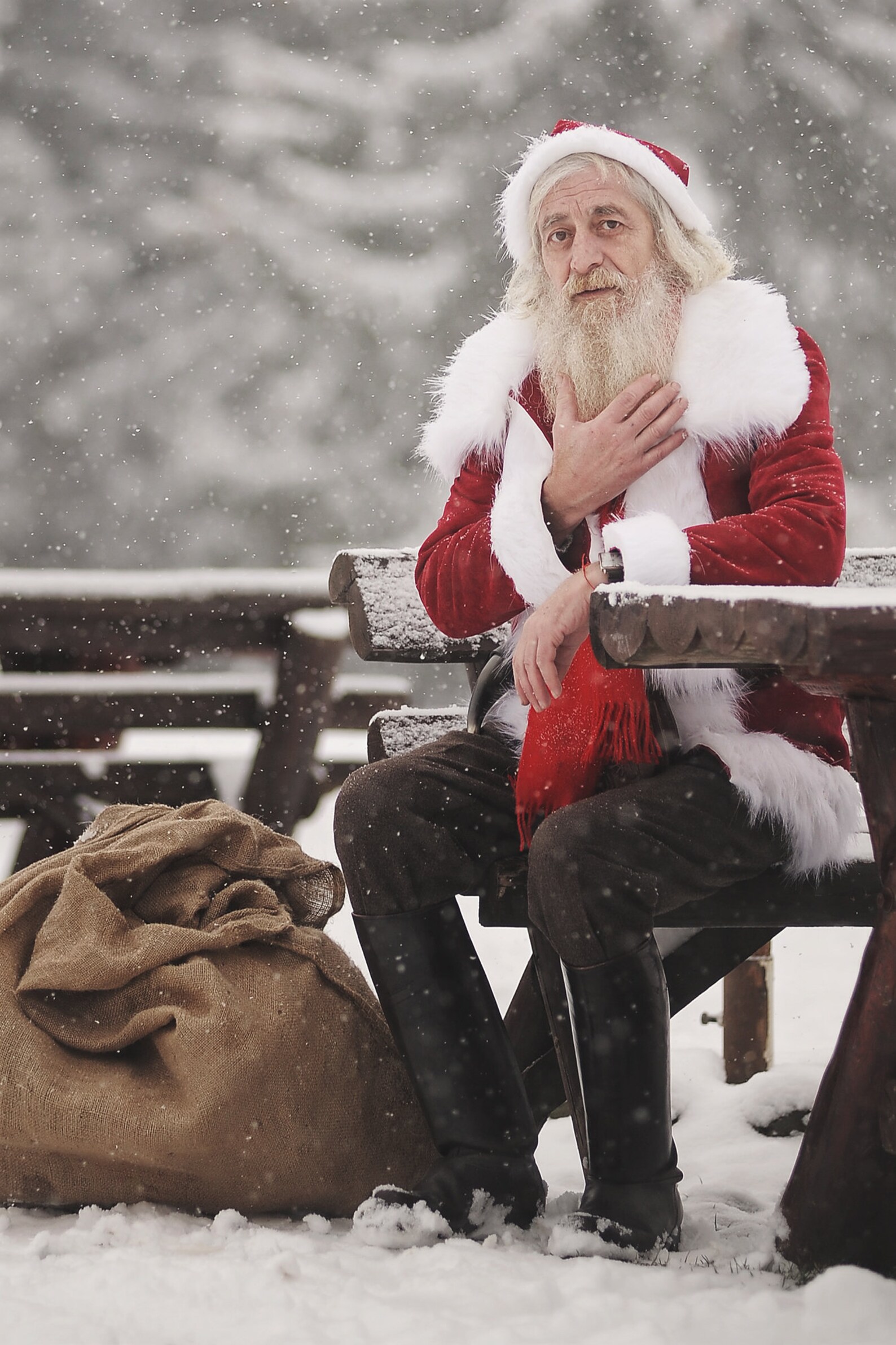 Santa Claus Jacket/santa Costume///santa Coat - Etsy