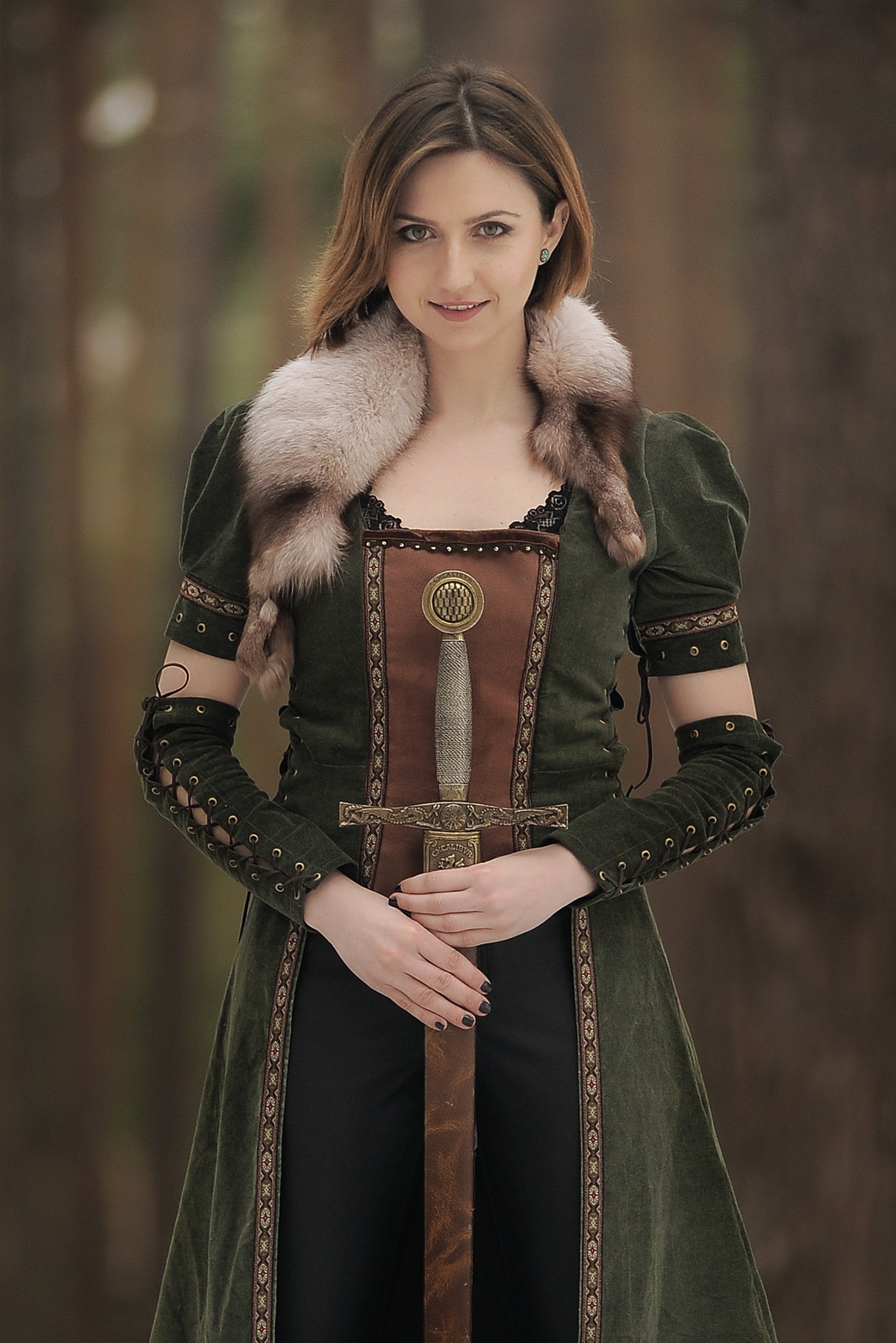 Medieval Dress/3 in 1 Medieval Dress/fantasy Costume - Etsy