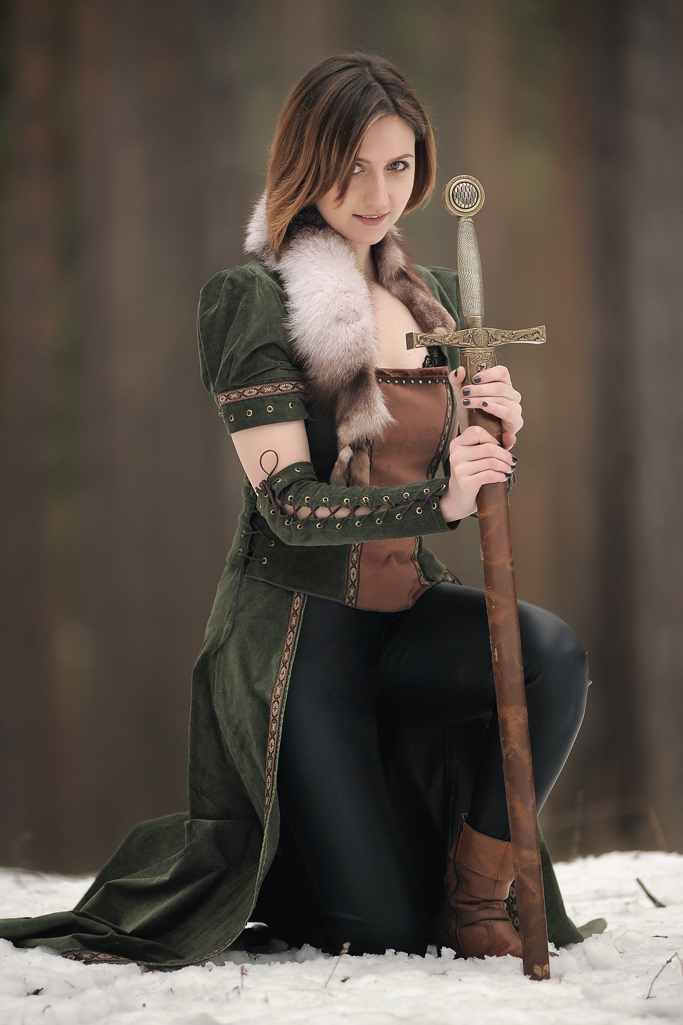 Medieval Female Archer Costume