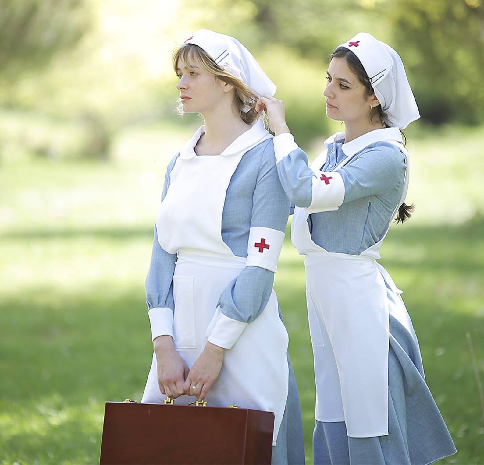 War nurse uniform/WW2 red cross nurse costume cosplay | Etsy