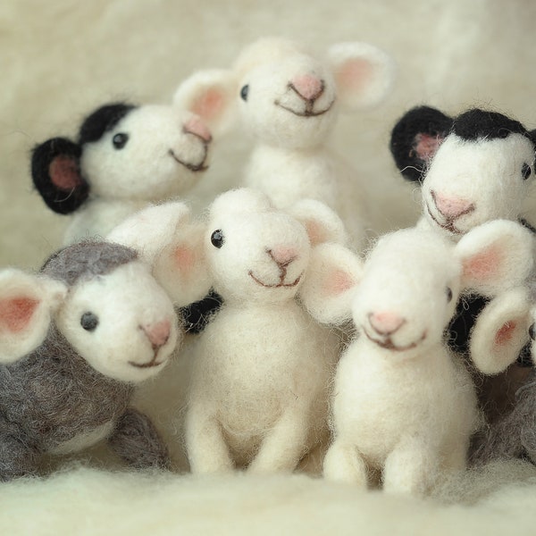 Needle Felted Lamb - Etsy