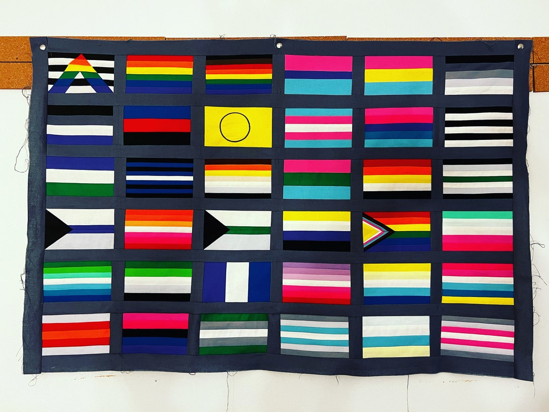 Pride Flag Foundation Paper Piecing Pattern FLAG TEMPLATES ONLY - Etsy