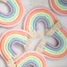 Mini Pastel Rainbow Fiber Wall Hanging | Etsy