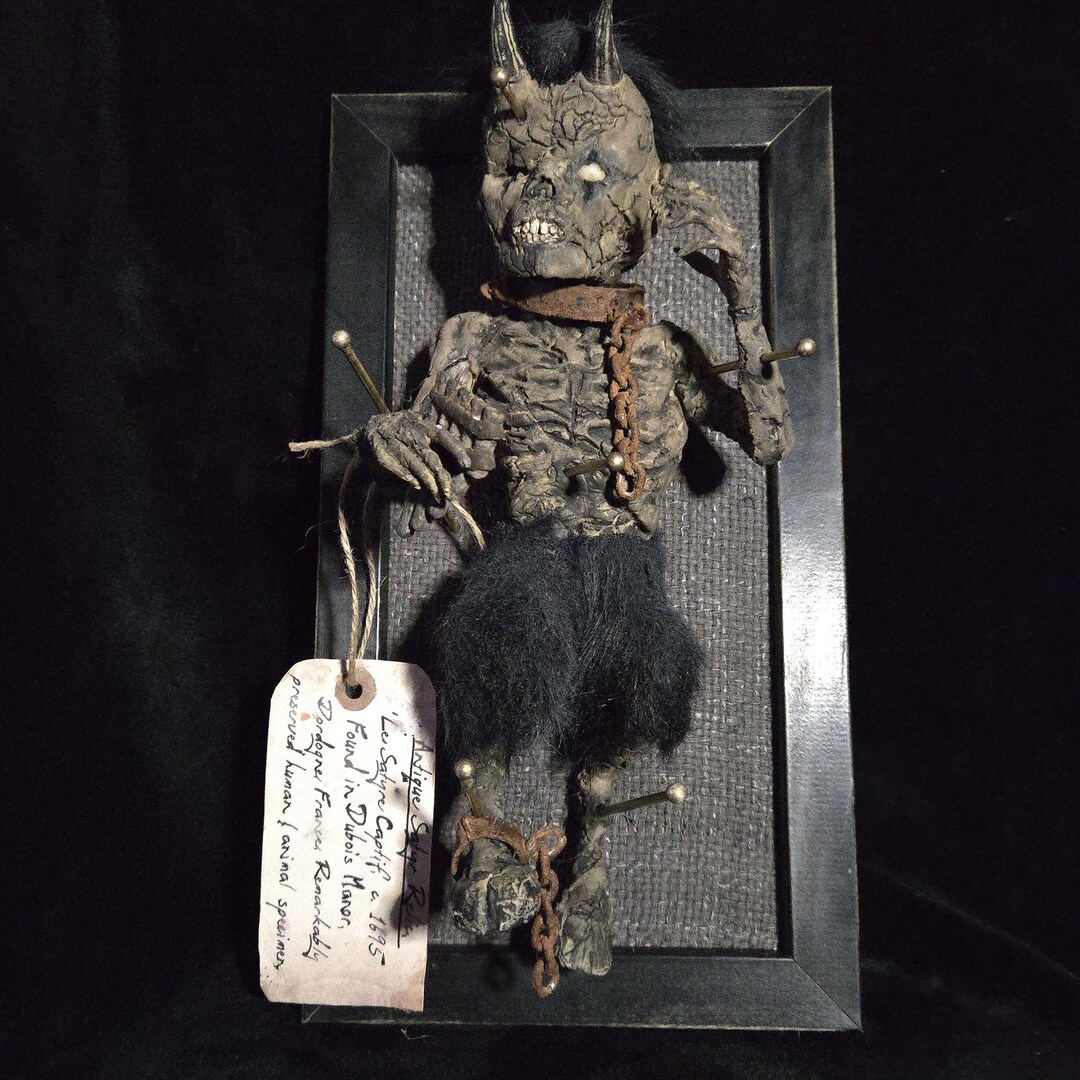 Mystical Satyr Relic - Gothic Enchanted Forest Creature Oddity - Etsy