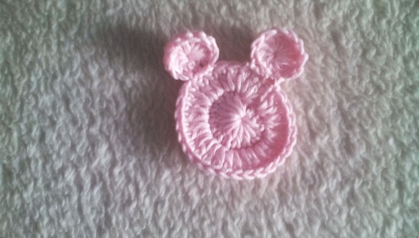Mickey Mouse Appliques Crochet Mickey Mouse Craft Supplies - Etsy UK