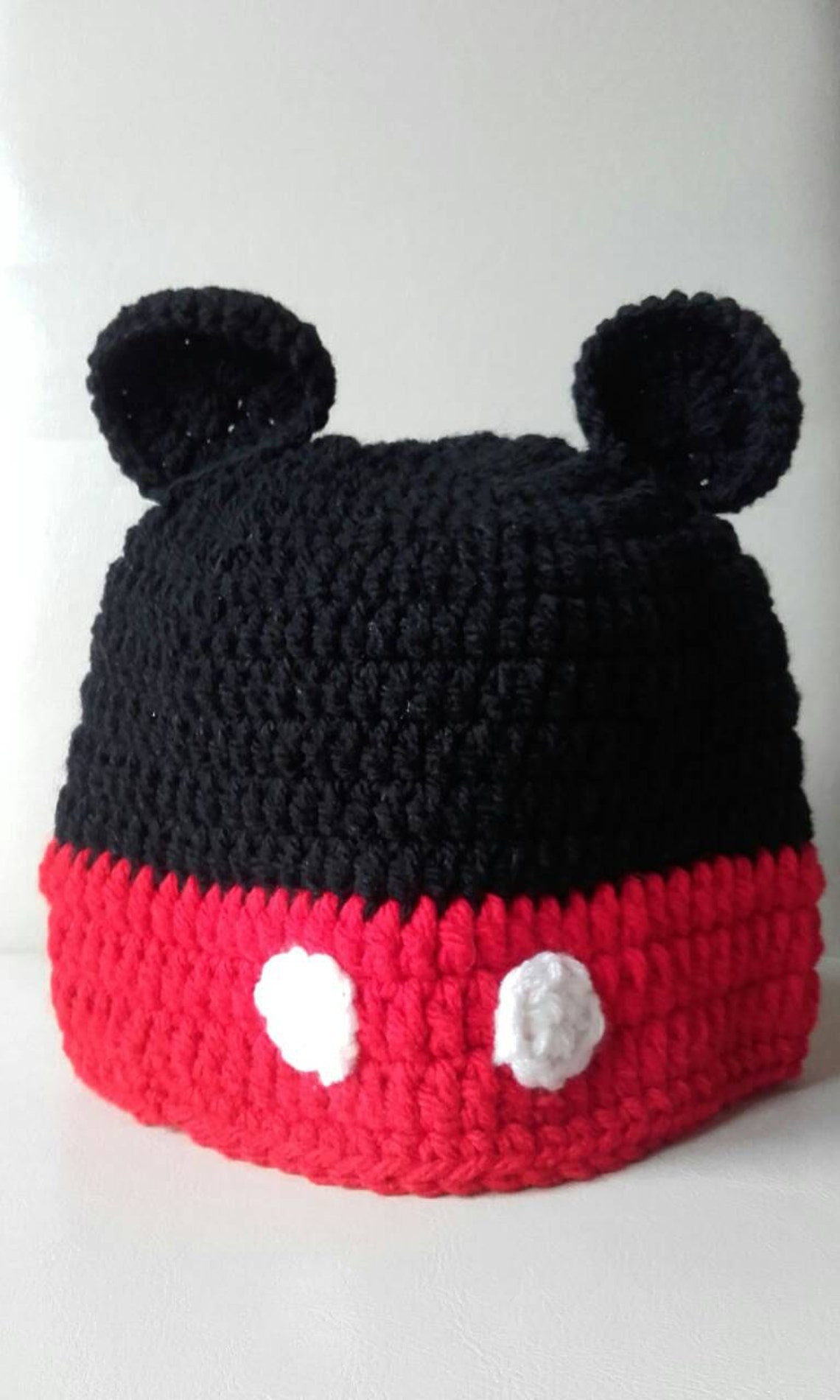 Mickey Mouse Hat Crochet Mouse Hat Baby Boy Mouse Hat - Etsy Ireland