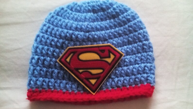 Crochet Superman Hat Baby Superman Hat Newborn Superman Hat - Etsy UK