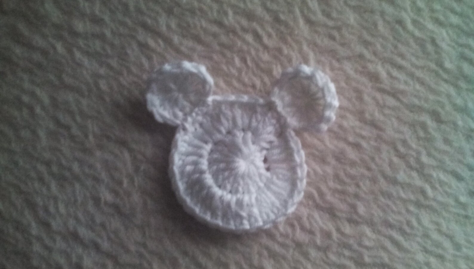 Mickey Mouse Appliques Crochet Mickey Mouse Craft Supplies - Etsy UK