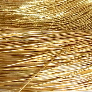 1 Kg Gold Bullion Wire,smooth Gold Gimp Wire, Goldwork Thread,rough ...