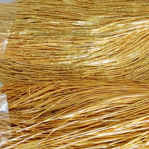 1 Kg Gold Bullion Wire,smooth Gold Gimp Wire, Goldwork Thread,rough ...