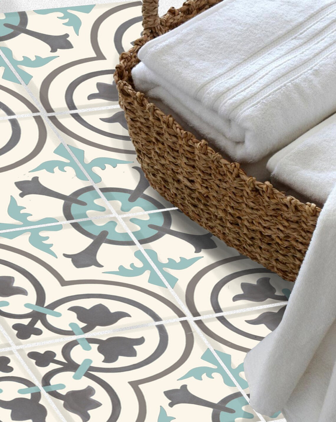 Tile Stickers Vinyl Decal WATERPROOF REMOVABLE for Kitchen Bath WAL ...