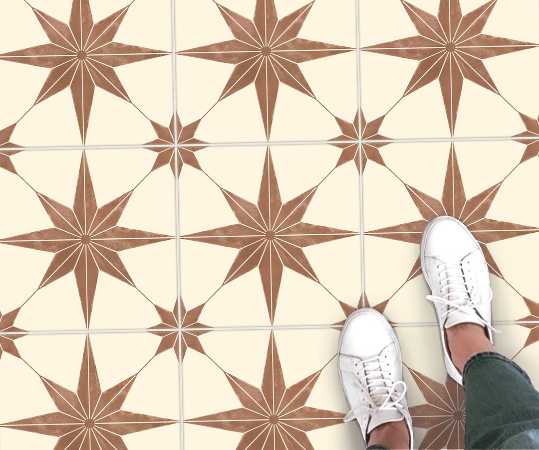 Tile Sticker Kitchen, Bath, Floor, Wall Waterproof & Removable Peel N ...