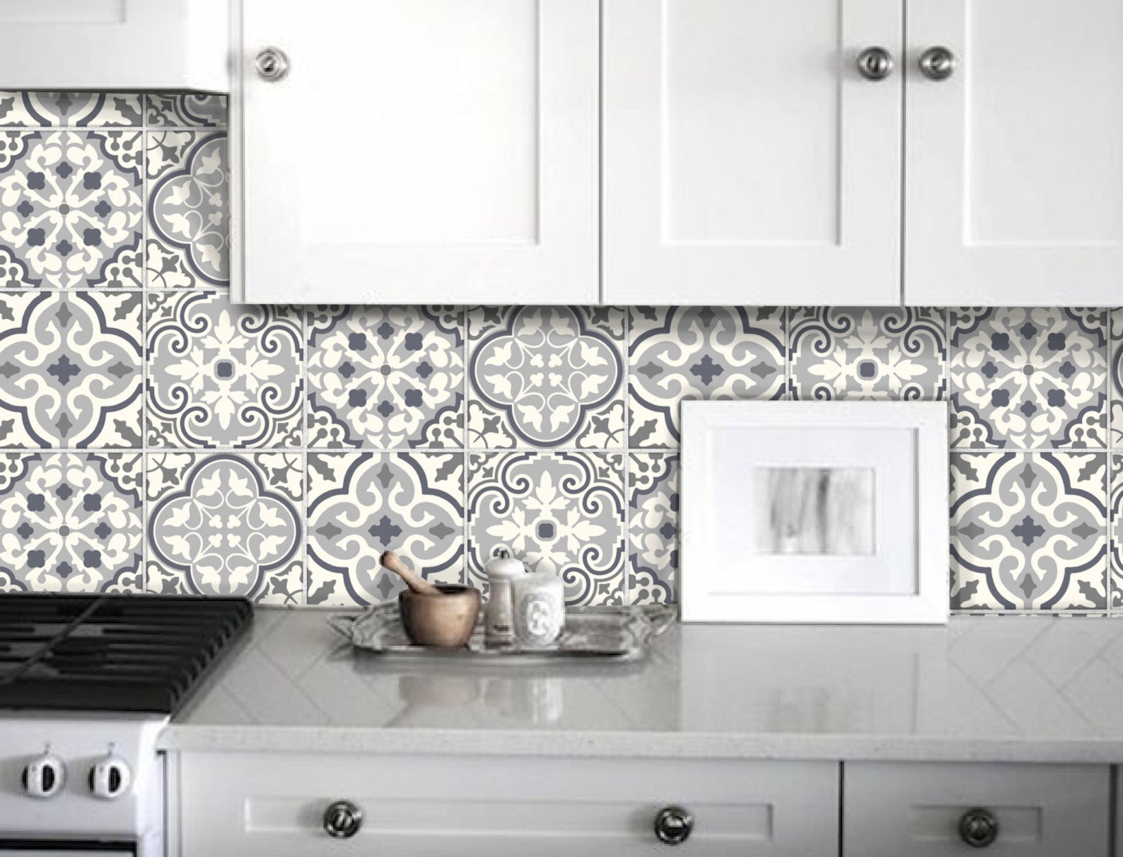 Tile Stickers Waterproof Removable Backsplash Bathroom Floor - Etsy