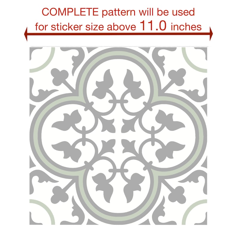 Tile Stickers Vinyl Decal WATERPROOF REMOVABLE for Kitchen - Etsy