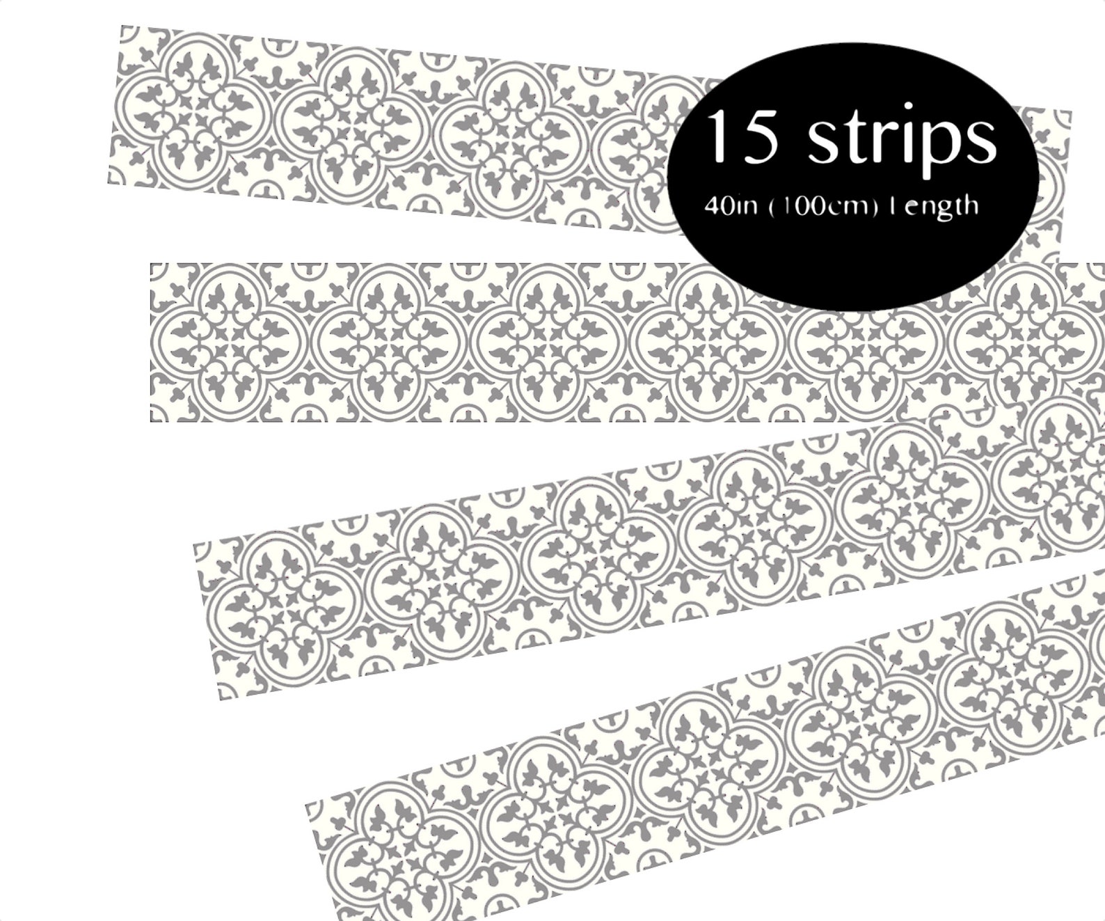15steps Stair Riser Vinyl Strips Removable Sticker Peel & - Etsy