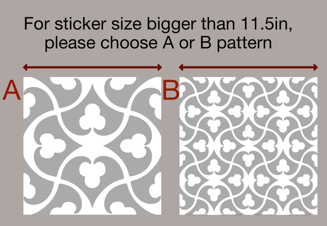 Tile Decals Stickers for Kitchen Backsplash Floor Bath | Etsy