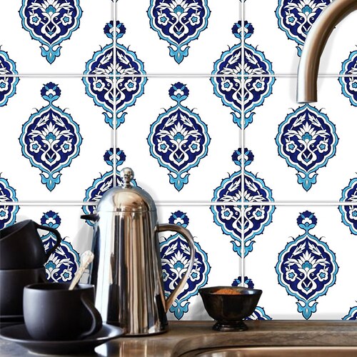 Tile Stickers Removable Decal for Kitchen Bathroom or Floor : - Etsy