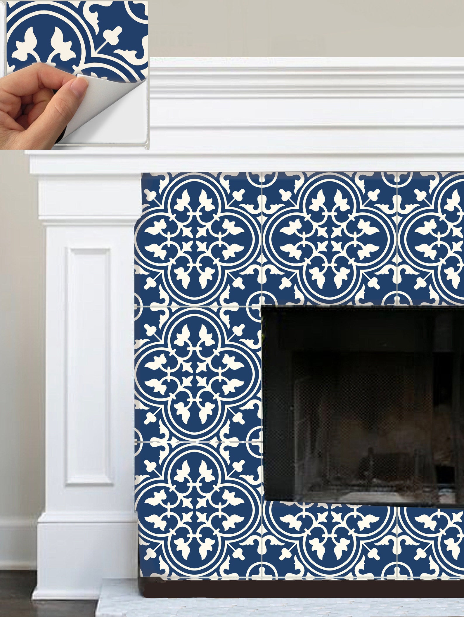 Tile Stickers Vinyl Decal WATERPROOF REMOVABLE for Kitchen - Etsy