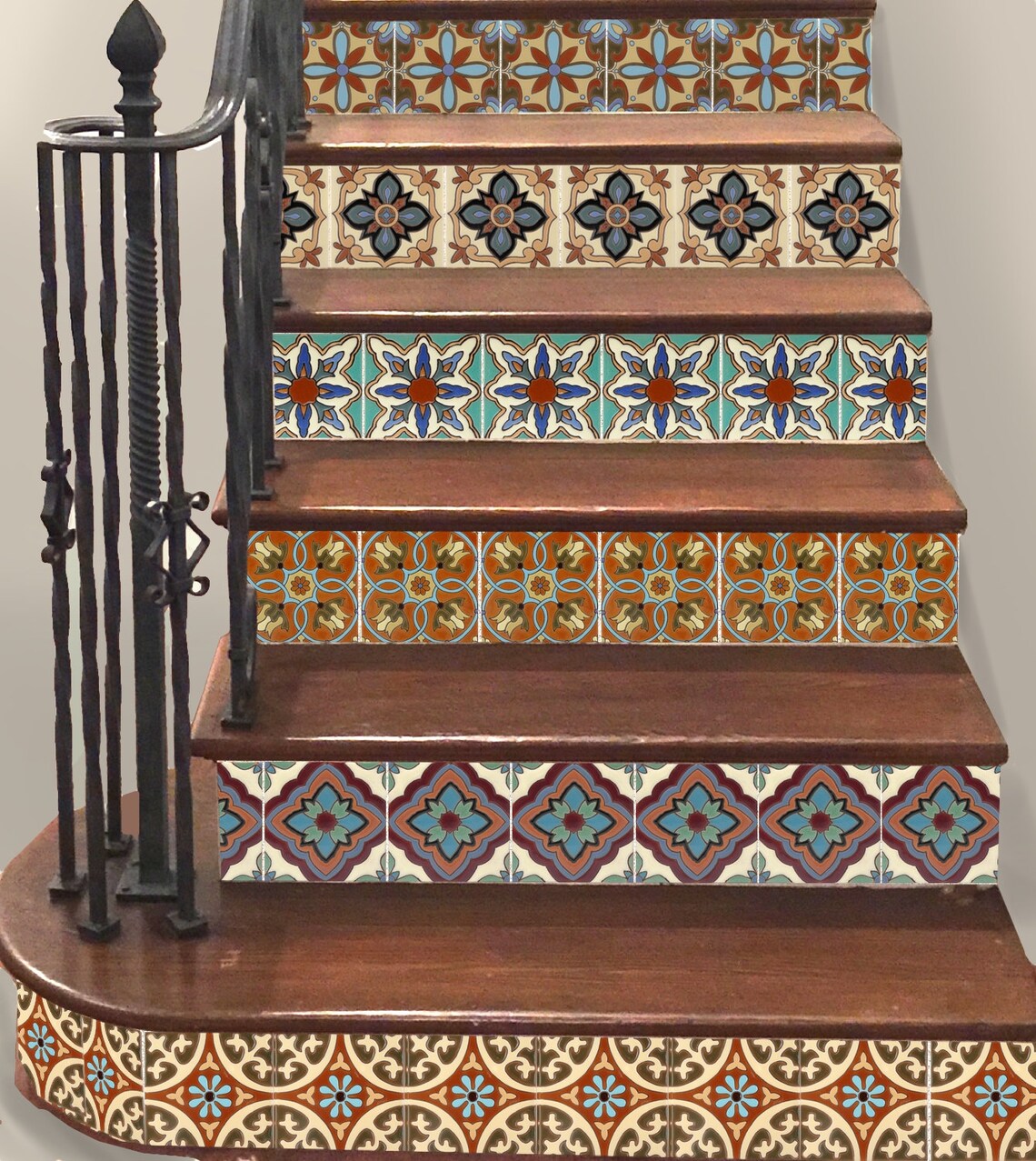 15steps Stair Riser Vinyl Strips Removable Sticker Peel & - Etsy Canada