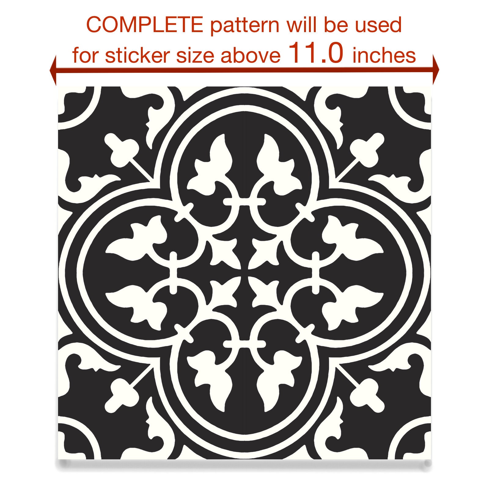 Floor Tile Stickers Vinyl Decal WATERPROOF REMOVABLE for | Etsy