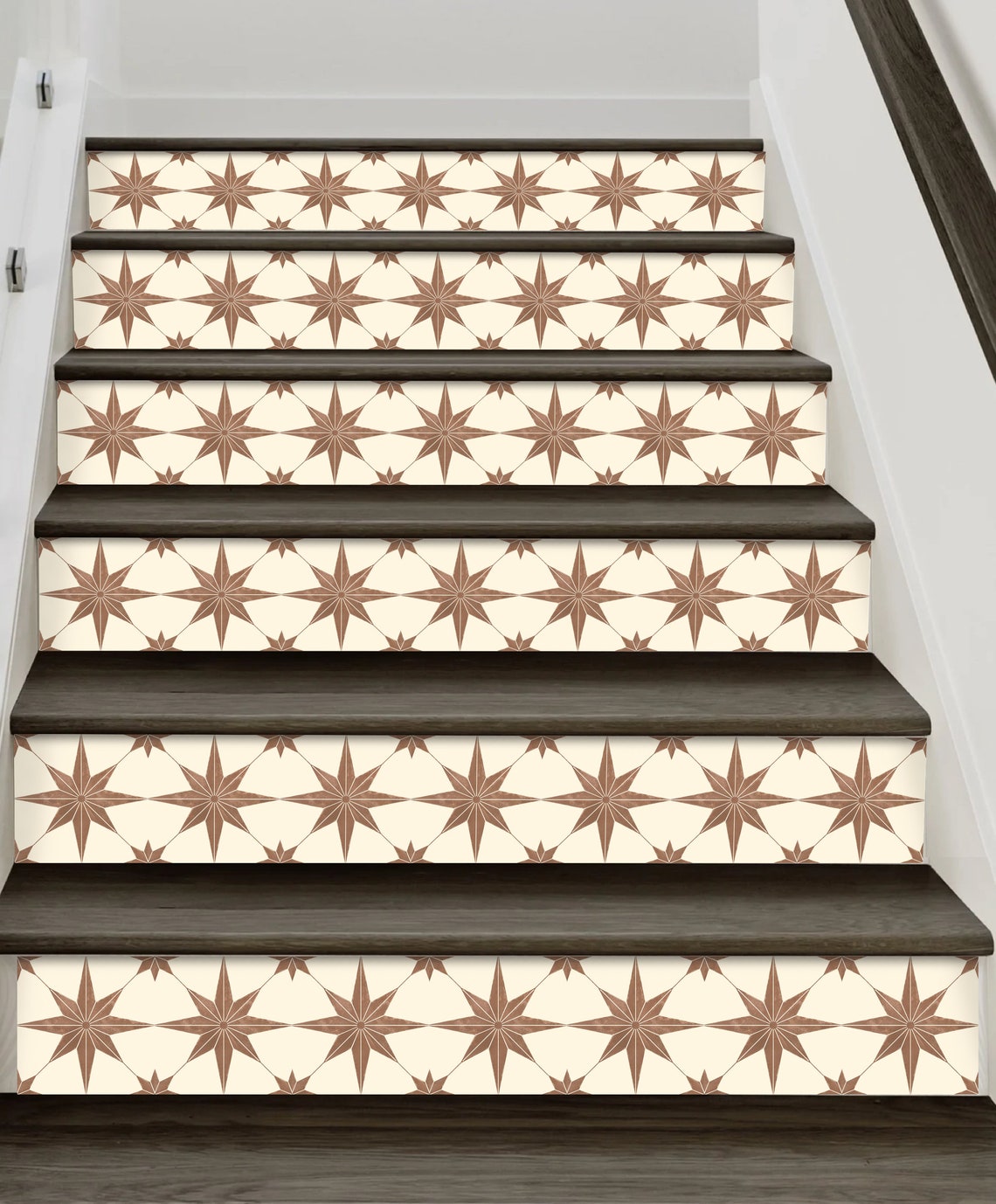 Stair Riser Vinyl Strips 15 Steps Removable Sticker Peel & - Etsy