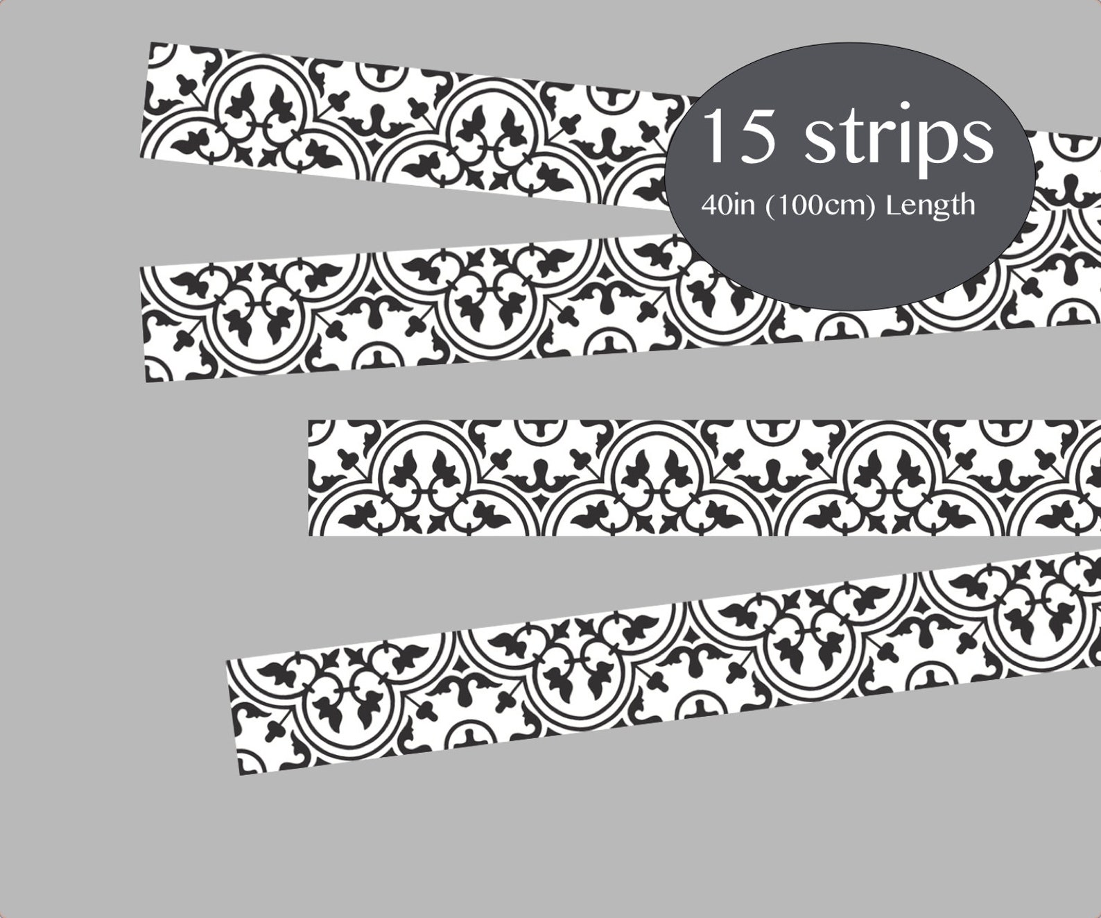Stair Riser Vinyl Strips 15 Steps Removable Sticker Peel & - Etsy