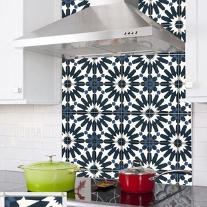Floor Tile Stickers Vinyl Decal WATERPROOF REMOVABLE for Kitchen Bath ...