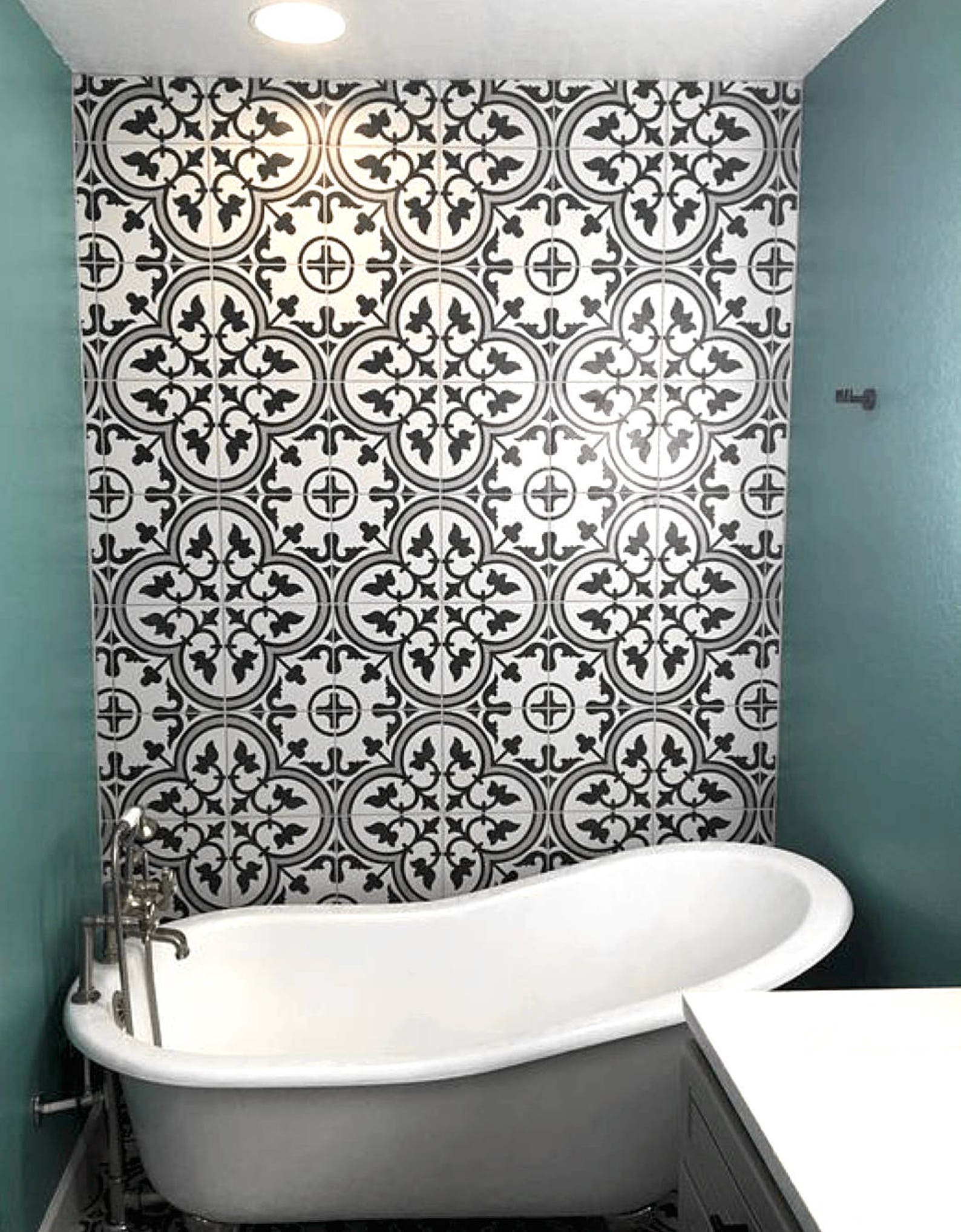 Tile Decals Stickers for Kitchen Backsplash Floor Bath Removable ...