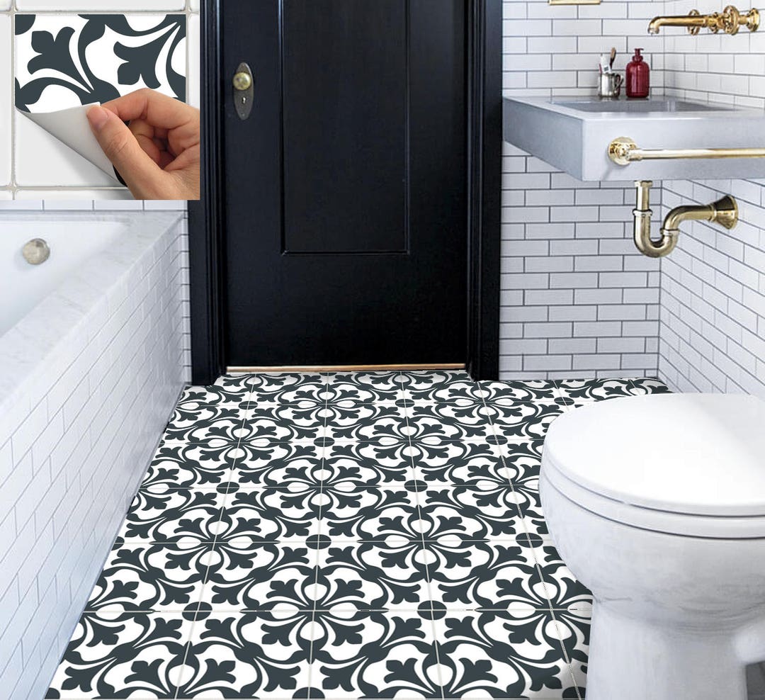 Tile Decals Stickers for Kitchen Backsplash Floor Bath Removable ...