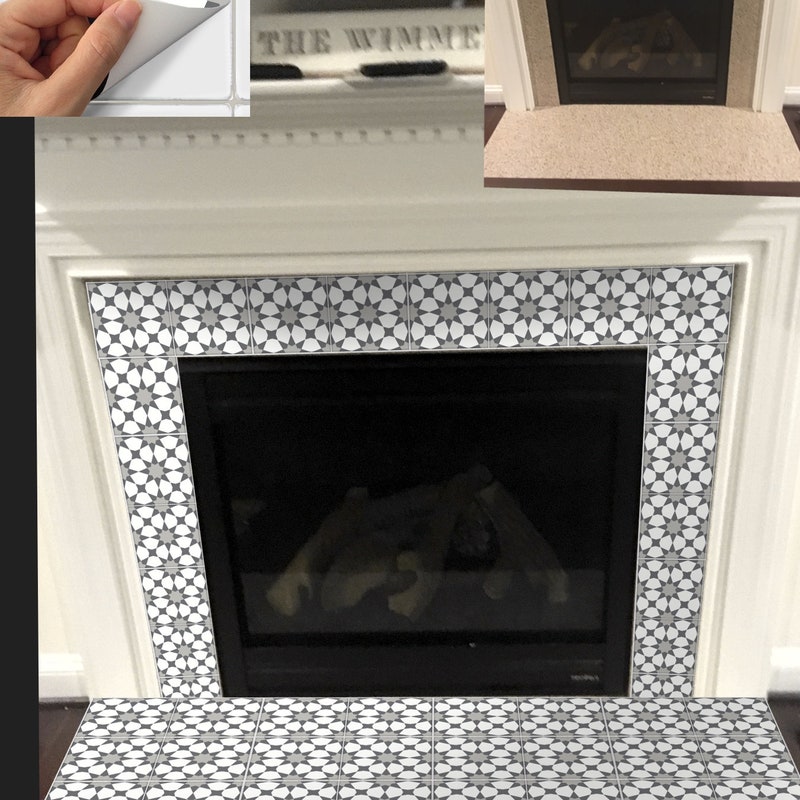 Fireplace Tile Stickers - Etsy