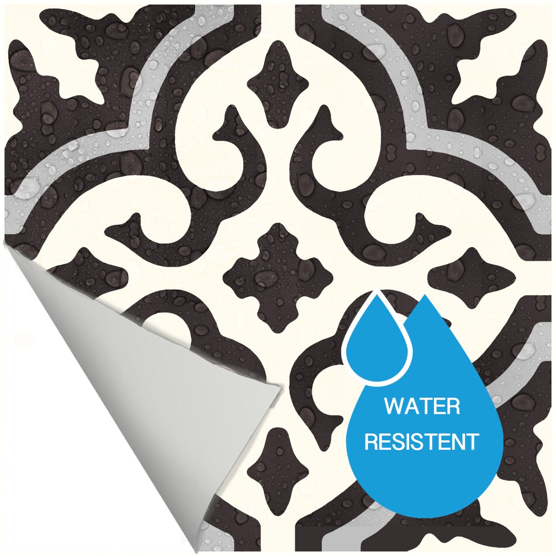 Tile Sticker for Floor Kitchen Floor Backsplash Peel and - Etsy