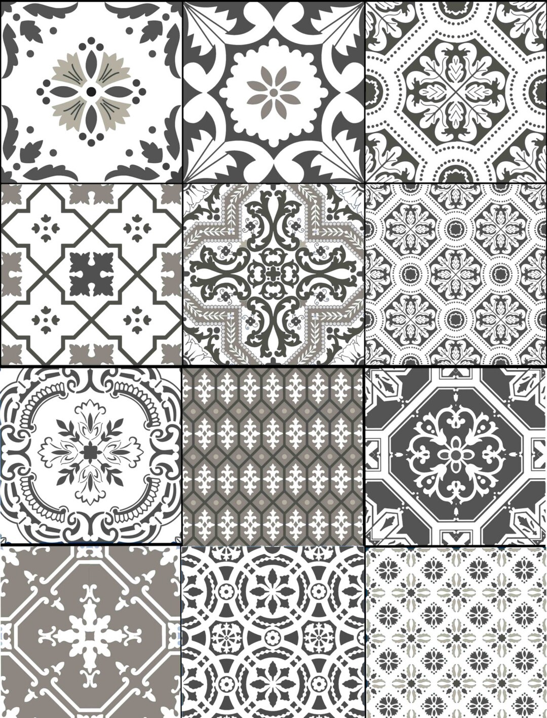 Kitchen Bathroom Stair Risers Tile Decals Vinyl Sticker : Portugal ...