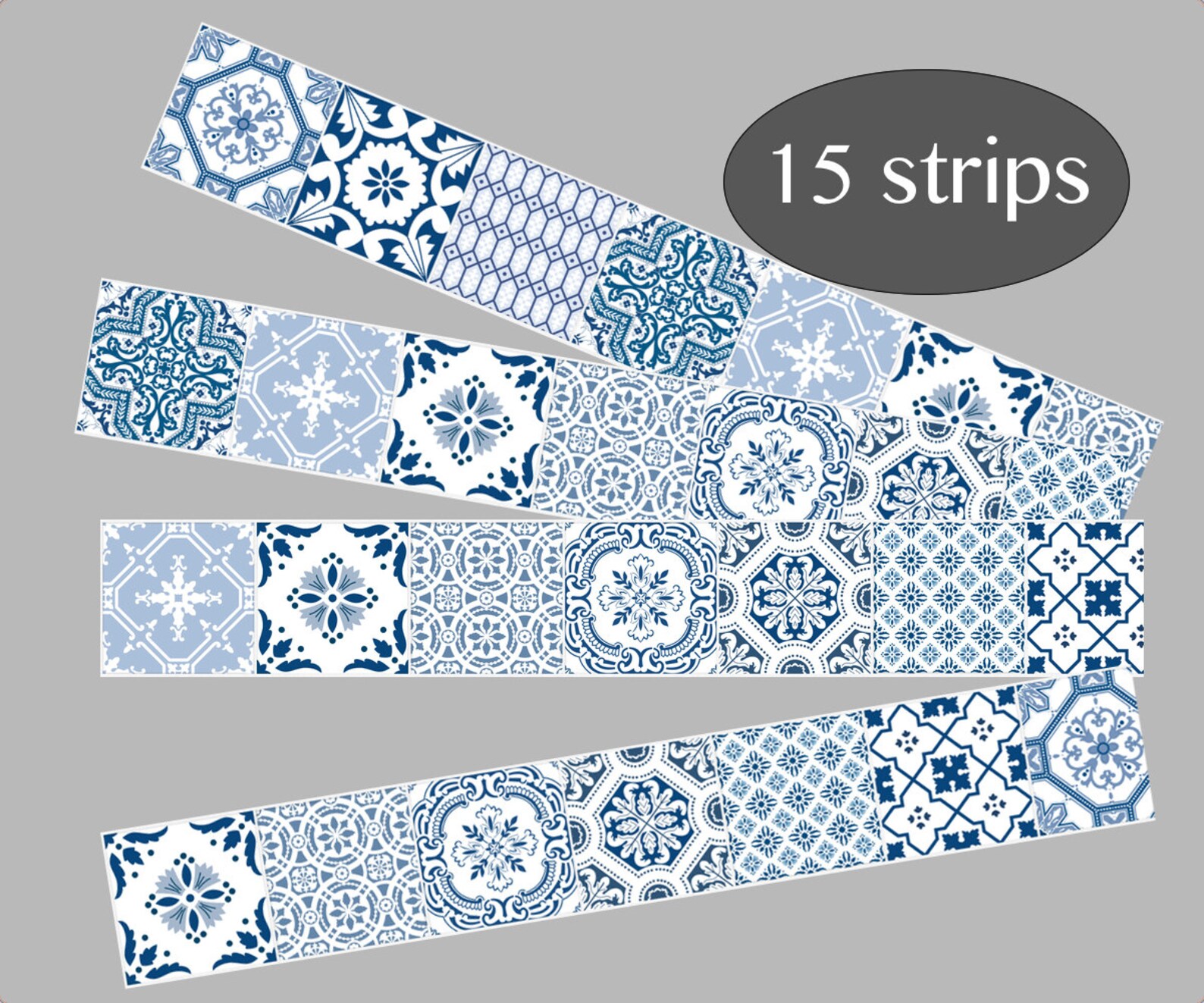 15steps Stair Riser Vinyl Strips Removable Sticker Peel & - Etsy