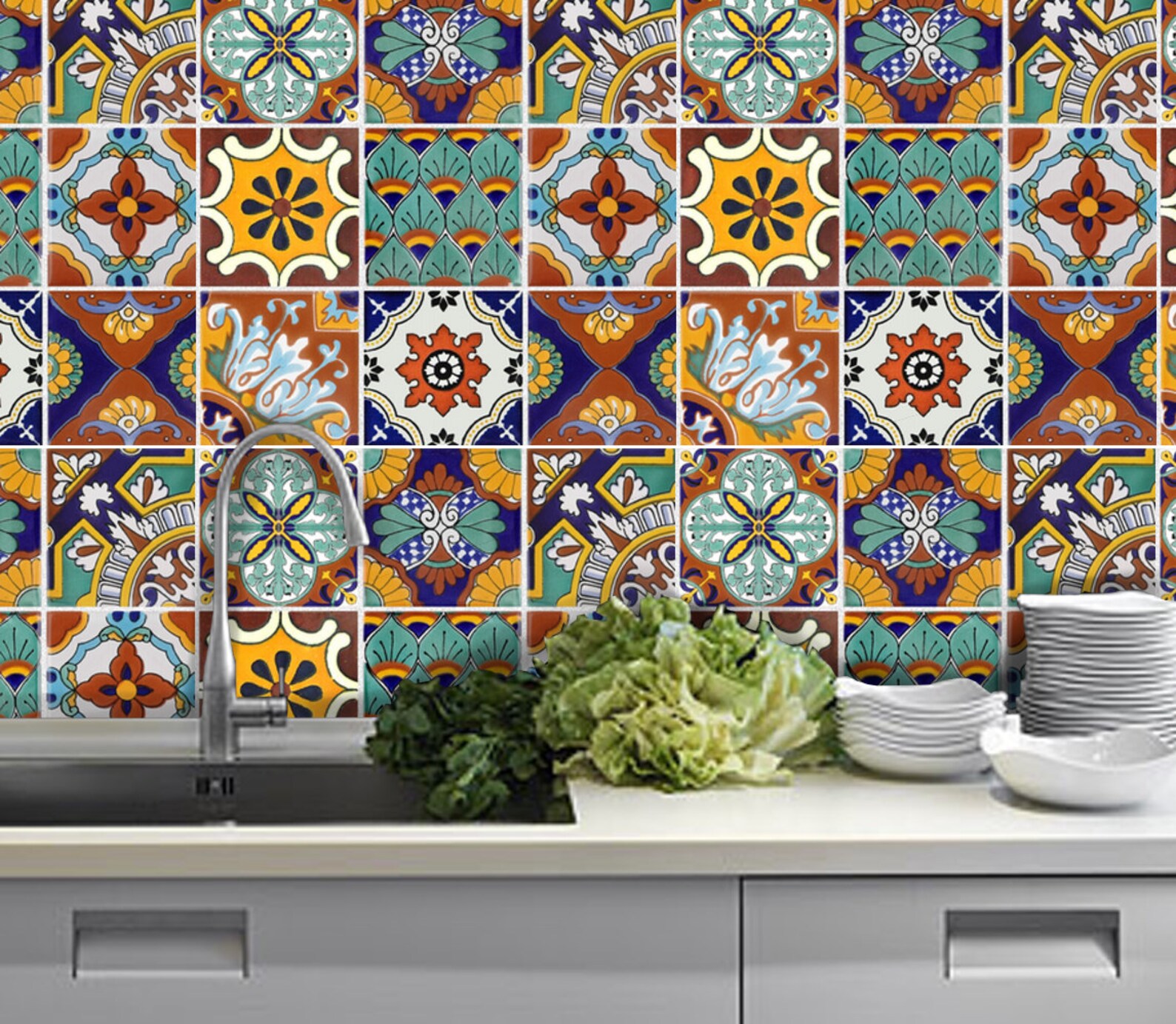 Tile Stickers for Kitchen Bath or Floor Waterproof Tr008 | Etsy