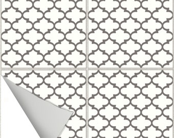 Wall Tile Decals Vinyl Sticker WATERPROOF Tile or Wallpaper for Kitchen ...