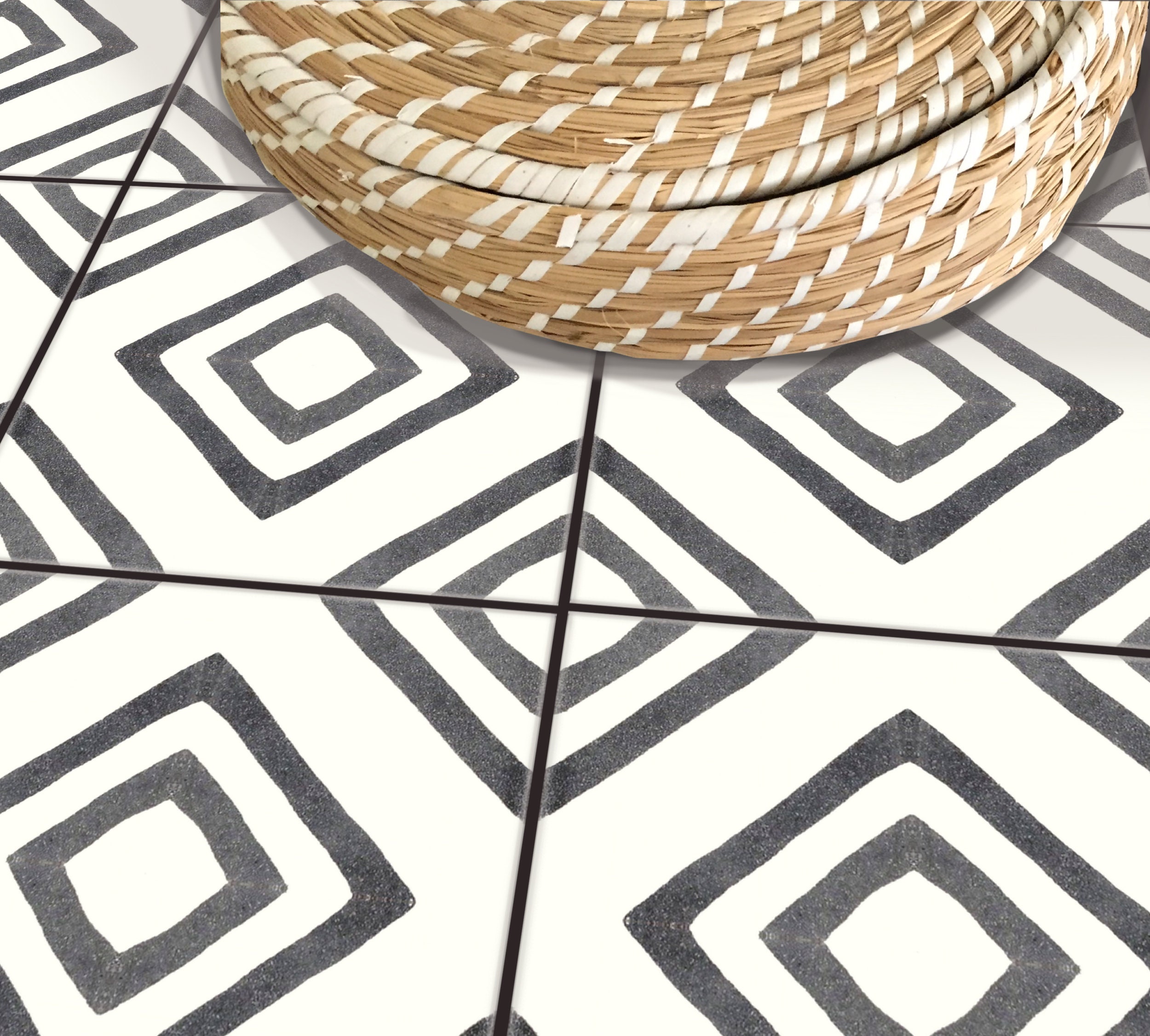 Tile Sticker Kitchen, Bath, Floor, Wall Waterproof & Removable Peel N ...
