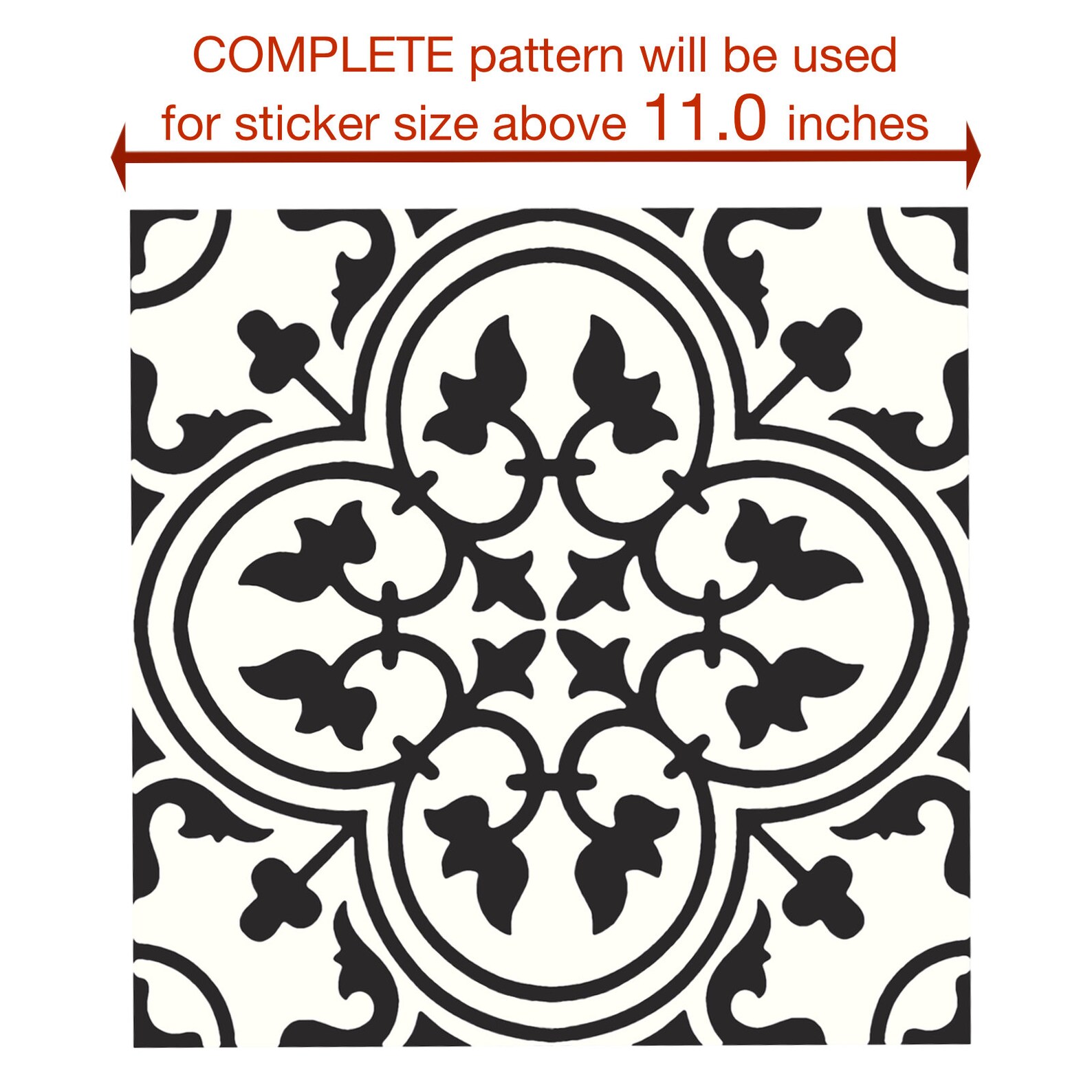 Floor Tile Stickers Vinyl Decal WATERPROOF REMOVABLE for | Etsy