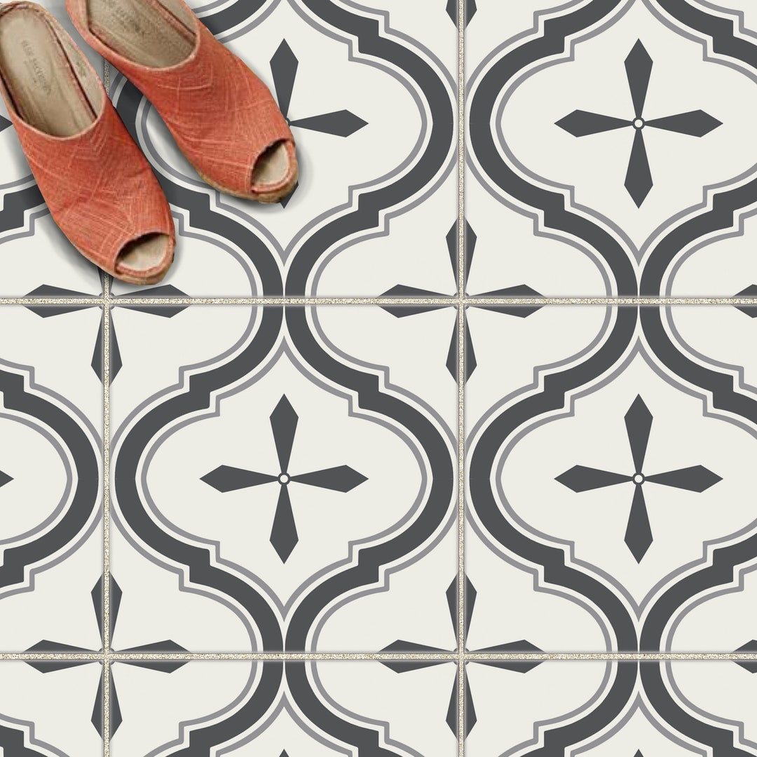 Tile Sticker Kitchen, Bath, Floor, Wall Waterproof & Removable Peel N ...