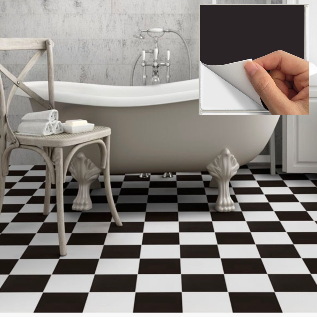 Tile Stickers Vinyl Decals for Floor, Wall, Tile Waterproof : Custom ...