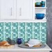Wall Tile Decals Vinyl Sticker WATERPROOF Tile or Wallpaper for Kitchen ...