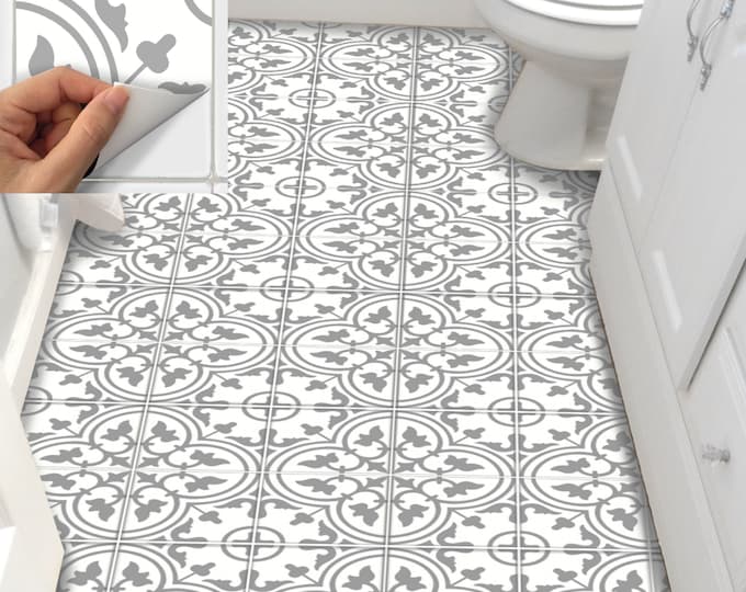 Tile Stickers Vinyl Decal WATERPROOF REMOVABLE for Kitchen Bath Wall ...