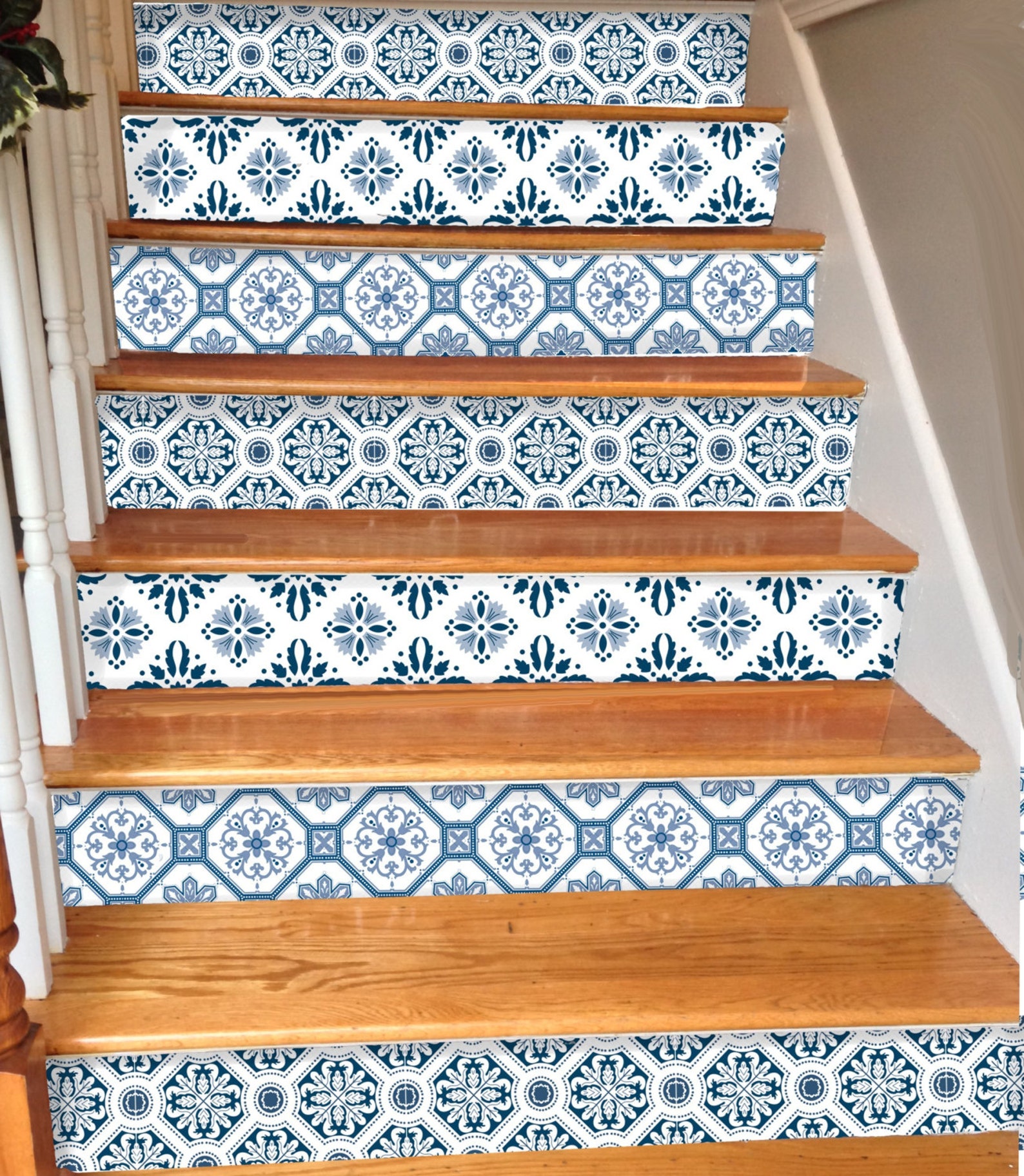 15steps Stair Riser Vinyl Strips Removable Sticker Peel & - Etsy