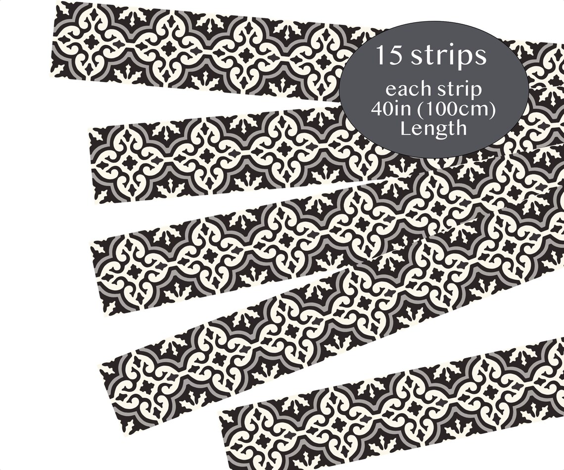 Stair Riser Sticker Strips 15 Steps Removable Peel & Stick A42 - Etsy