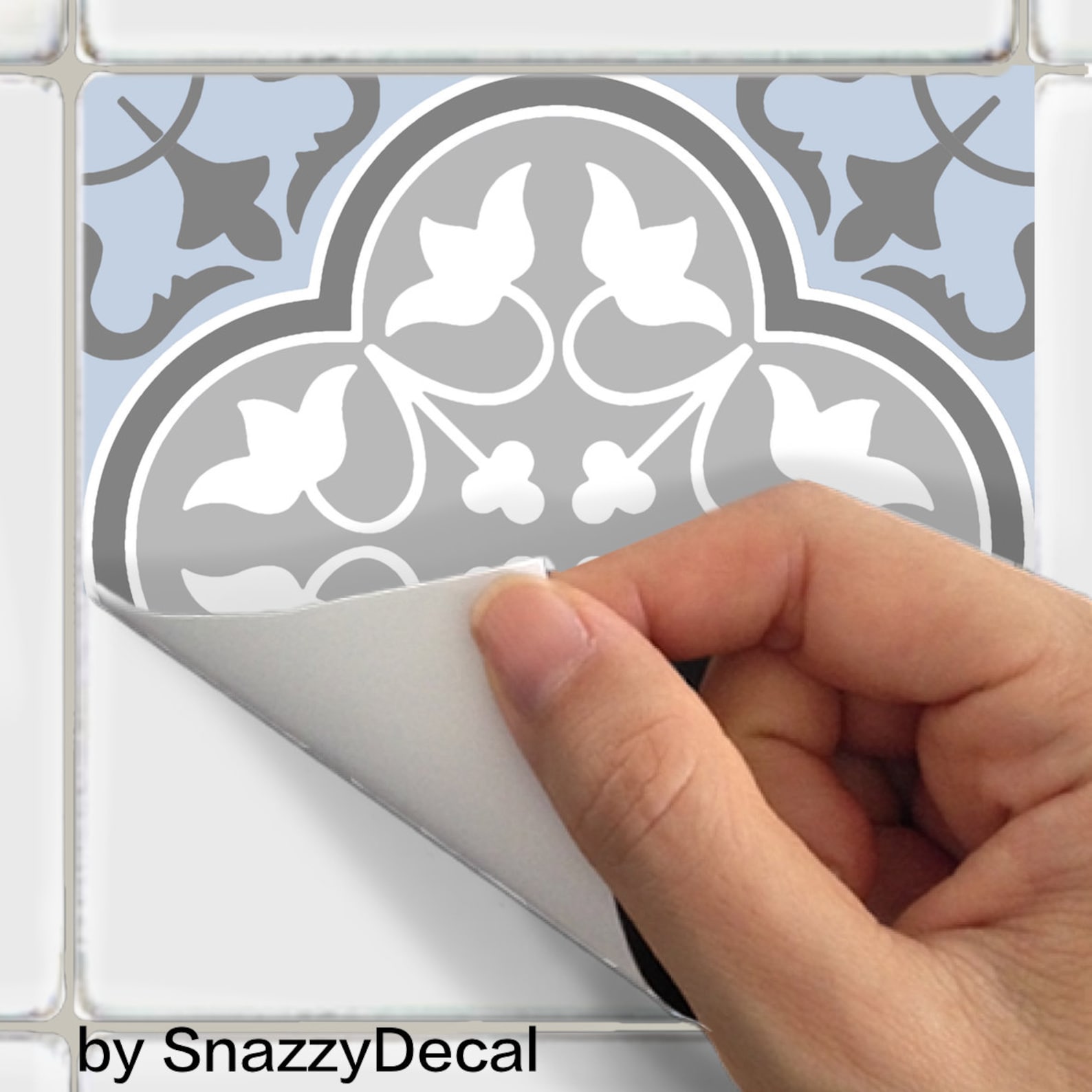 Wall Tile Decals Vinyl Sticker Removable Tile or Wallpaper for - Etsy ...