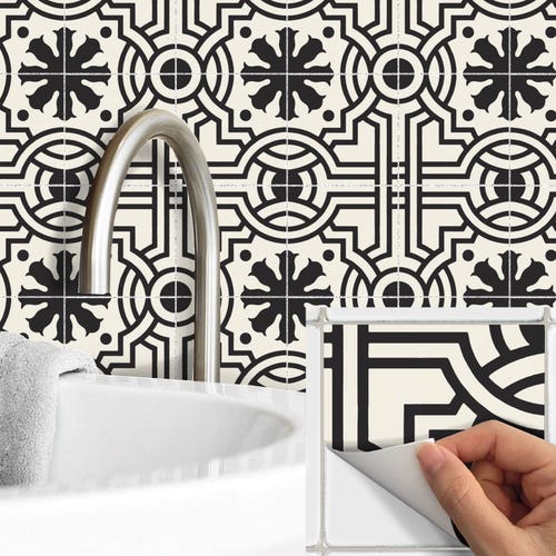 Tile Stickers Vinyl Decal WATERPROOF REMOVABLE for Kitchen | Etsy