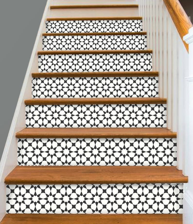 Stair Riser Vinyl Strips 15 Steps Removable Sticker Peel & - Etsy Israel