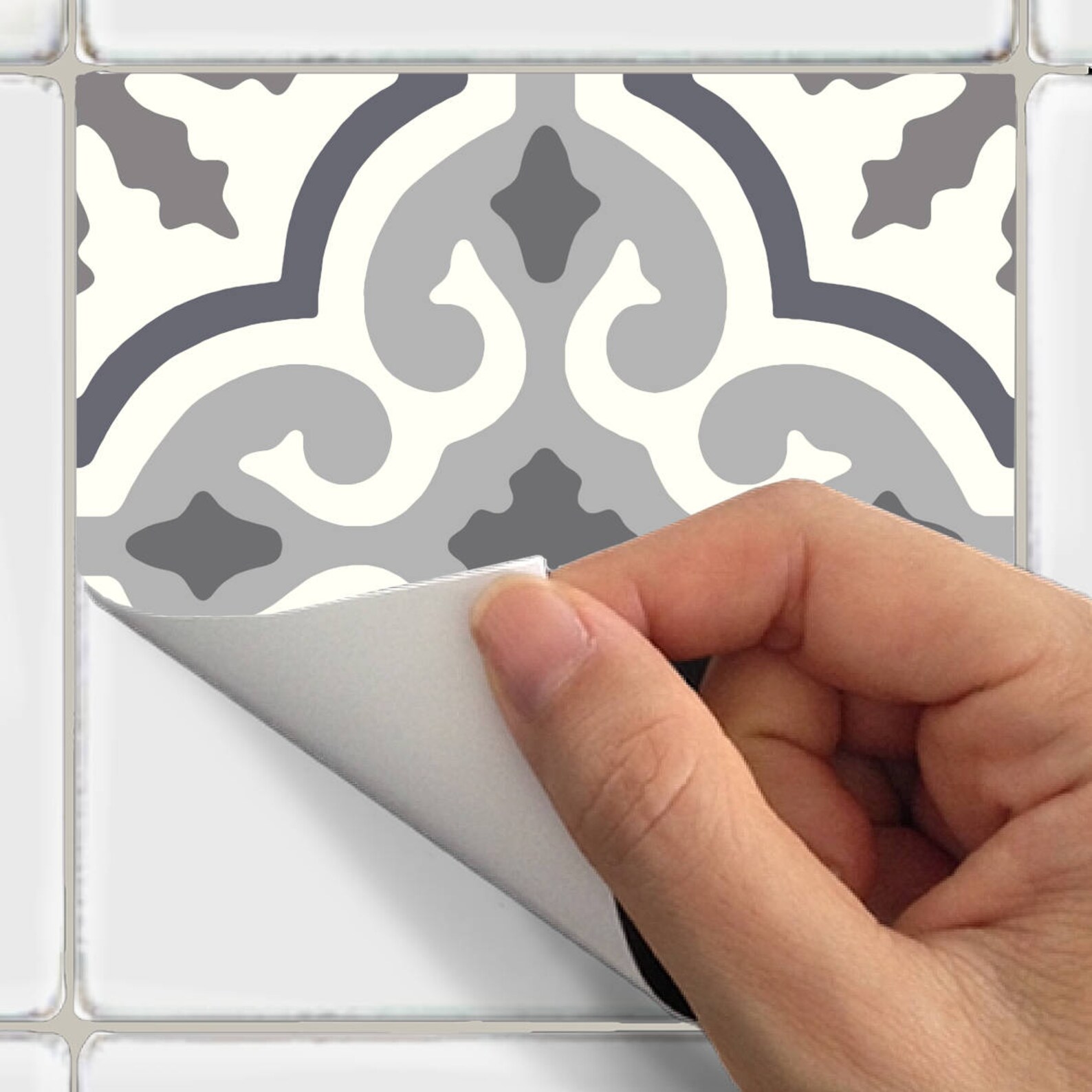 Tile Stickers for Kitchen Backsplash Floor Bath Removable | Etsy