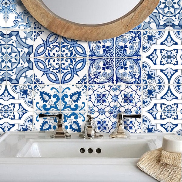 Spanish Tile Stickers - Etsy