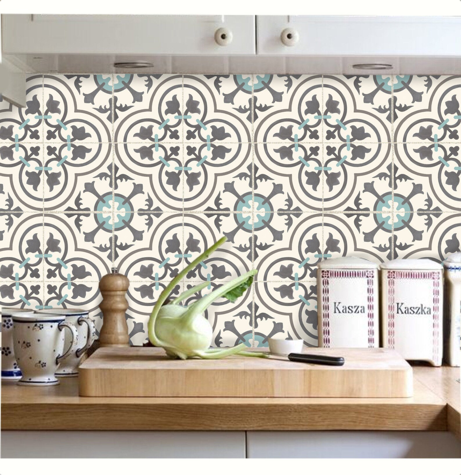 Tile Stickers Vinyl Decal WATERPROOF REMOVABLE for Kitchen - Etsy